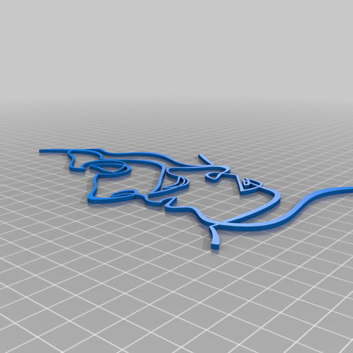 🖼️ Face Line・Free STL File for 3D printing and CNC machining - Laser ...