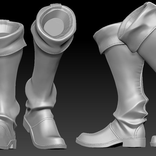 STL file Boots 3D print model ♀️ (OBJ)・3D print model to download・Cults