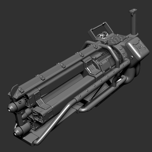 🔫 Fallout4 Gatling laser・ 3D File for 3D printing・Cults
