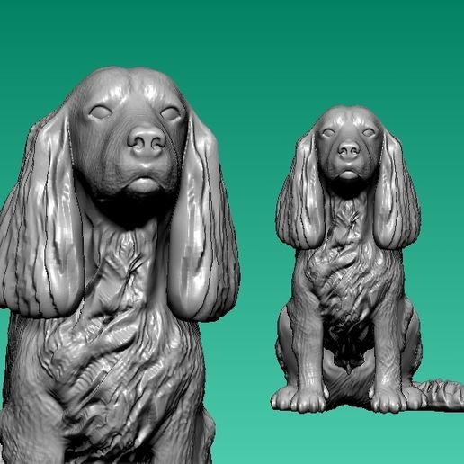 STL file Dash - cocker - spaniel model - 3D print 💨 ・3D printer model ...