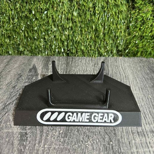 🕹️ GAMEGEAR HOLDER / STAND MINIMAL・ STL File for 3D printing・Cults