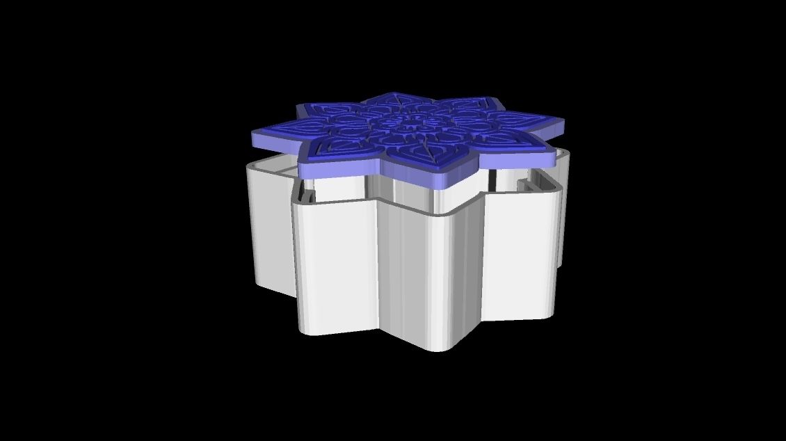 STL file Decorated Box・3D print design to download・Cults