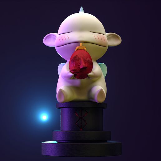 🐉 Puck - Behelit Holder | Berserk 3D Print Model・ OBJ File for 3D ...