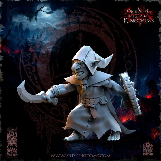 ⚔️ The Black Horde Goblins Warriors・ 3D File for ・Cults