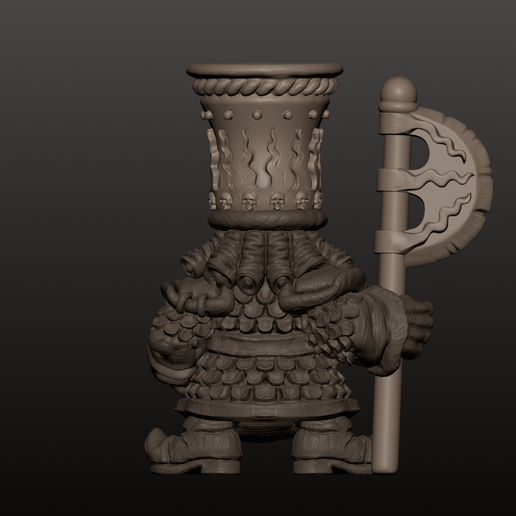 💂 EVIL DWARF INFERNAL GUARD (inf. 9)・Free STL File for 3D printing・Cults