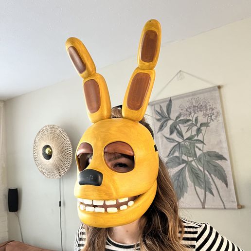 🎃 Spring Bonnie Mask (FNAF / Five Nights At Freddy’s)・ STL File for ・Cults