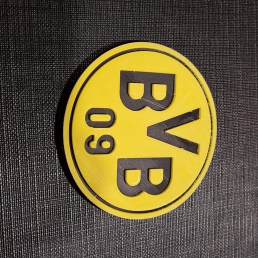 STL file Borussia Dortmund FC Logo 🚩 ・3D printable design to download・Cults