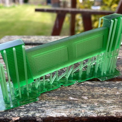 🛤️ Model Railway - Bridge Parapet Wall - Various Lengths・ STL File for ...