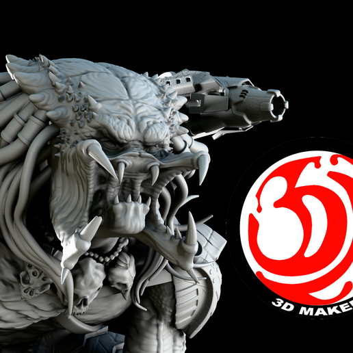 👹 predator・ STL File for 3D printing・Cults