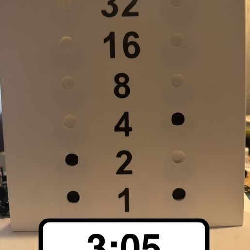 Free STL file Binary unique mechanical clock 🕰️ ・3D printable model to ...