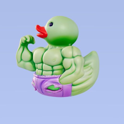 🦆 Hulk duck・ 3MF File for 3D printing・Cults
