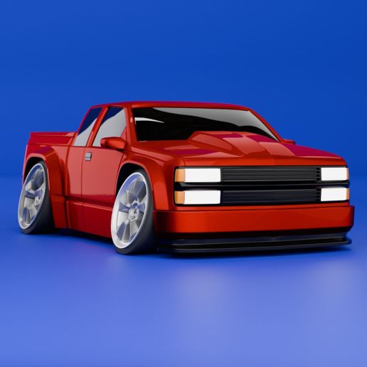 🚗 Chevy 454 SS OBS T3DM・ 3D File for 3D printing・Cults