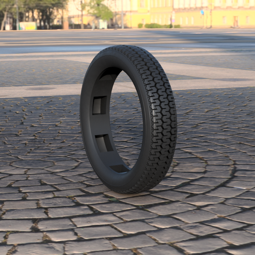 🛞 Centerline Pro street style wheel set with tyres 1/24 scale・ STL File ...