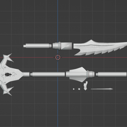 🦸 Fenrir Storm Barioth Insect Glaive 3d Model・ 3D File for 3D printing ...
