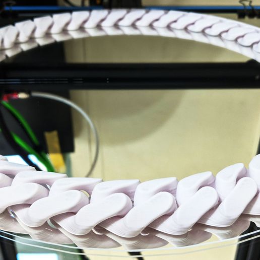 🔗 Print-in-Place Cuban Link Chain・ STL File for 3D printing・Cults