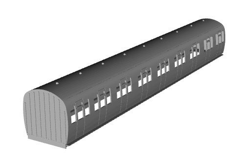 🚐 SR 4SUB EMU class 405 Trailer third- 9 compartment( Later batch) 1/ ...