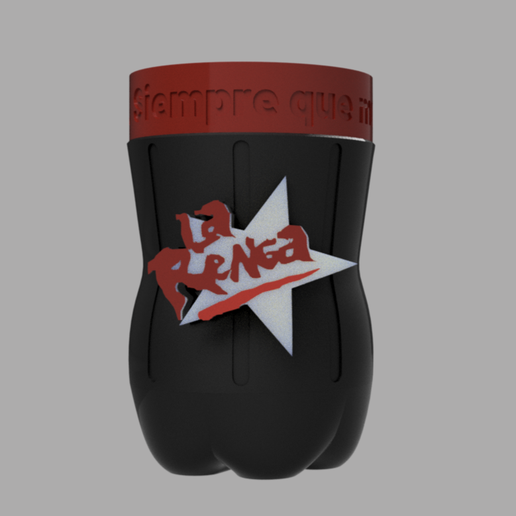 🍾 LA RENGA CUT BOTTLE (AMS)・ 3MF File for 3D printing・Cults