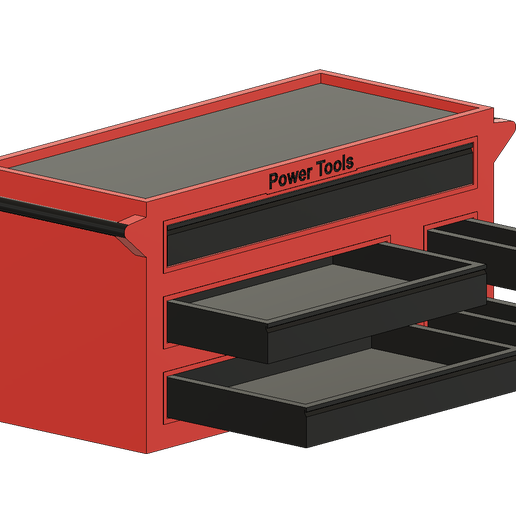 🧰 Toolbox / Tool trolley Rc model making toolbox・ STL File for ・Cults