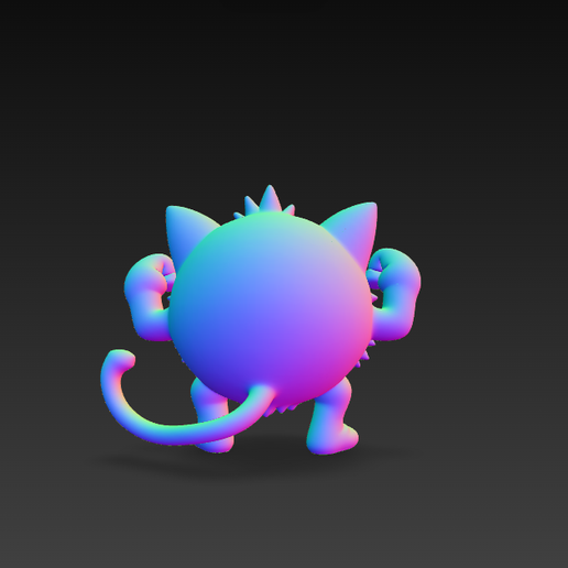 🐉 Mankey pokemon・ STL File for 3D printing・Cults