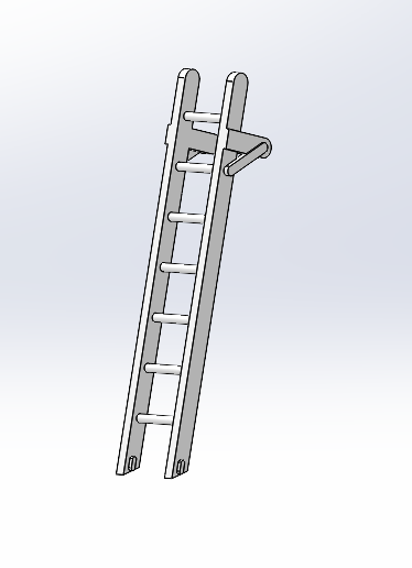 ⭐ Star Wars X-wing Ladder Replica 1:18・ STL File for ・Cults