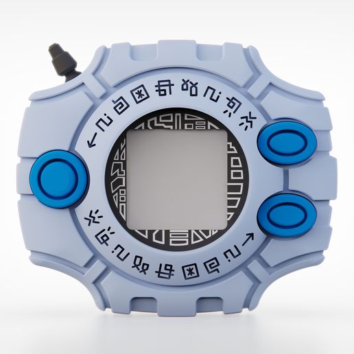 🐉 Digivice Tri. Version Taichi・ 3D File for 3D printing・Cults