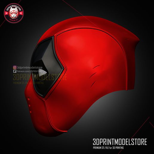 🐚 Deadpool Mask Face Shell - Marvel Cosplay Helmet・ 3D File for 3D ...