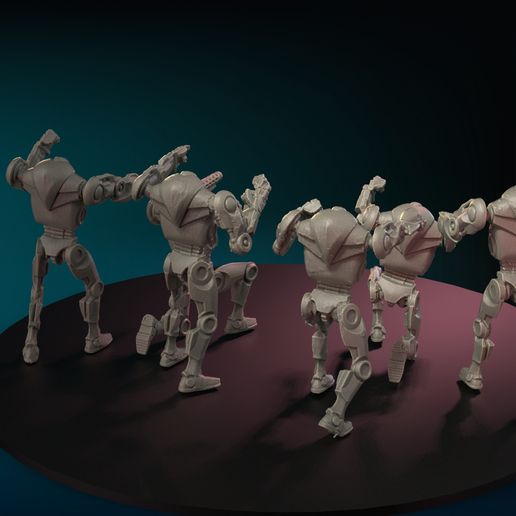 ⭐ star wars legion b2 super battle droids・ STL File for 3D printing・Cults
