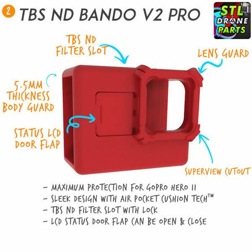 🛸 [BANDO APPROVED SERIES] Axisflying Manta HD /DC 5 GOPRO HERO 9/10/11 ...