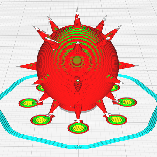 🧢 SEA MINE DUSTCAP・Free STL File for 3D printing・Cults