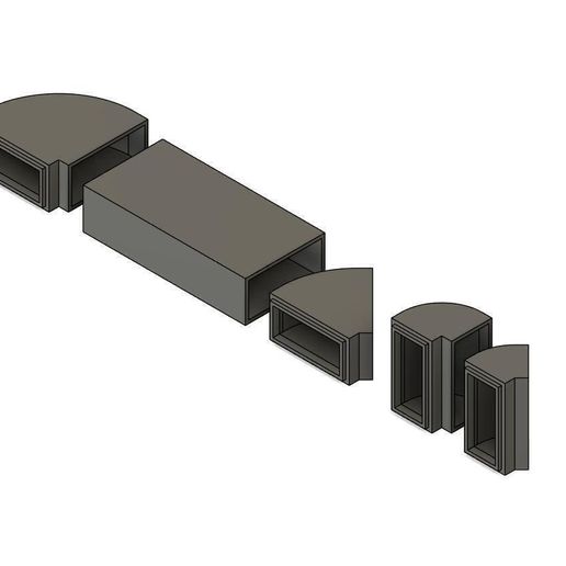 Файл STL 10th scale duct work 🌆 ・3D-печать дизайна для загрузки・Cults