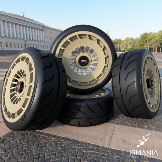 🛞 Rotiform CCV + Tires・ STL File for 3D printing・Cults