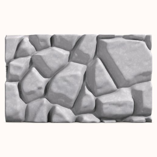 🏰 Stone wall 152・ STL File for 3D printing・Cults
