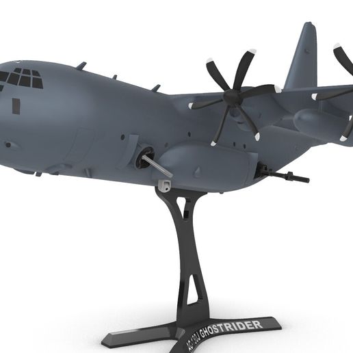 🛩️ AC-130J Ghostrider 1:65・ 3D File for 3D printing・Cults