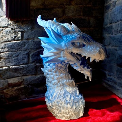 ice dragon head