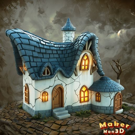 🧙‍♀️ Witch House・ STL File for 3D printing・Cults