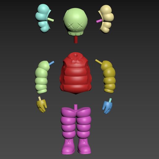 😭 Megapack x Seven Kaws design - Kaws Michellin - Dissected - Flyed ...