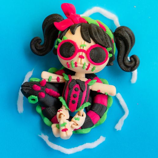 ⛱️🌊Articulated Creepy Doll - Sand & Waves🌊⛱️-with accessories included ...