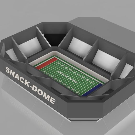 🏈 American football snack dome (snack stadium, snack arena)・ 3D File ...