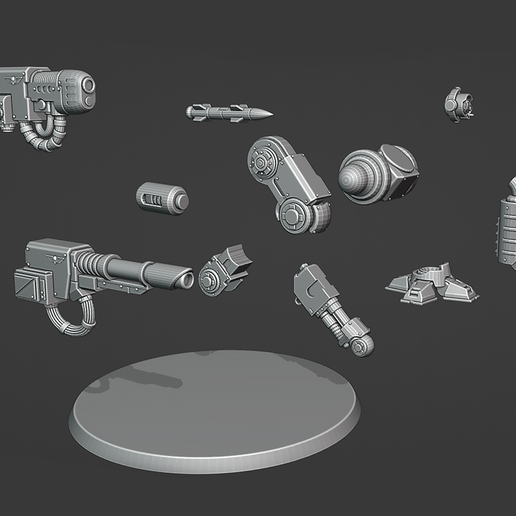 🆕 New imperial armoured sentinel model・Free 3D File for ・Cults