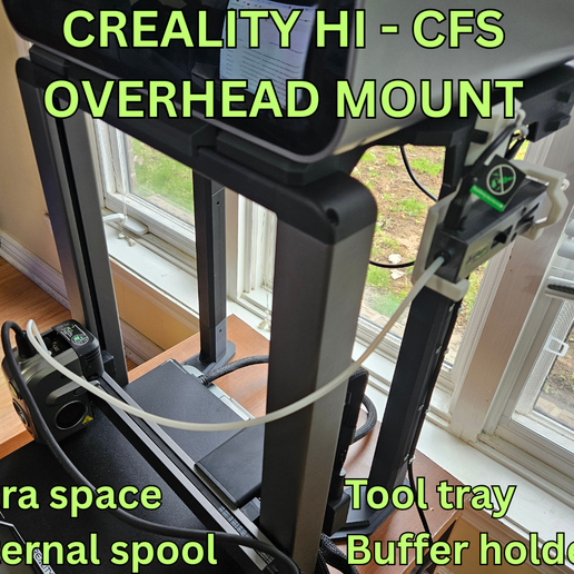 🧞‍♂️ CREALITY HI - CFS OVERHEAD MOUNT STANDARD・ 3MF File for 3D ...
