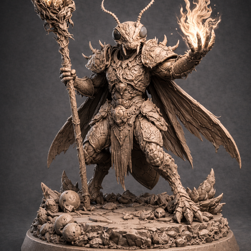 🐜 Wizard Ant_01・ STL File for 3D printing・Cults