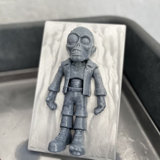 🧟 ZOMBIE PRINT-IN-PLACE - No supports required!・ STL File for ・Cults