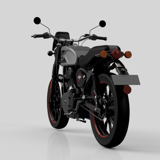 🏹 Royal Enfield Hunter 350 - Exquisite 3D Model for Motorcycle ...