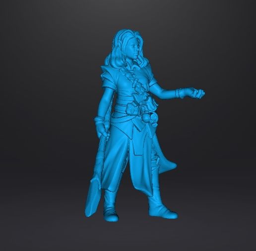 ♀️ FEMALE ELF HEALER MAGE MINIATURE MODEL FOR FANTASY GAMES DND RPG ...