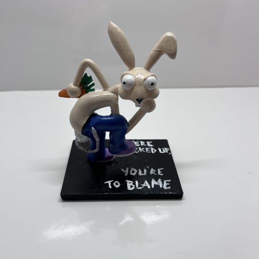 3D printable Blink 182 Bunny・Cults