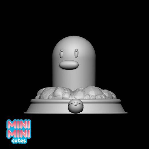 STL file Diglett Pokemon 🐉 ・3D printing design to download・Cults