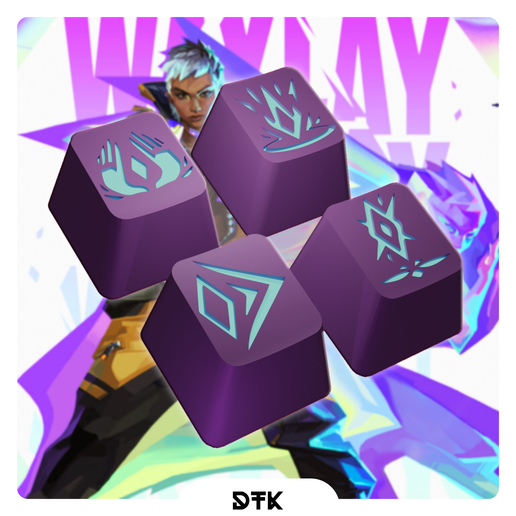 ⌨️ Valorant - Waylay Keycaps・Archivo STL para Impresión 3D・Cults