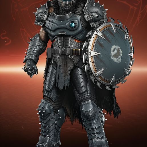 🦸 Doom Slayer Dark Ages・ STL File for 3D printing・Cults