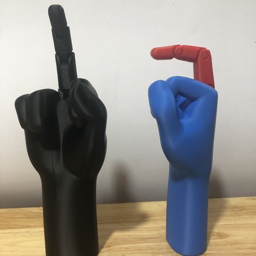 🖕 Middle Finger STL・ 3D File for 3D printing・Cults