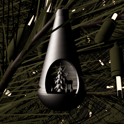 🎄 Christmas ornament・ STL File for 3D printing・Cults